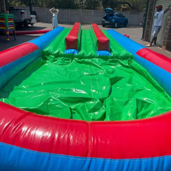 Triple Water Slide (Cherry Apple) - Bounce Buzz
